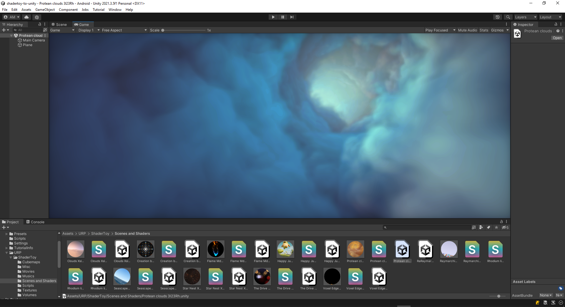 GitHub - akillimum/shadertoy-to-unity: ShaderToy to Unity3d shader ...